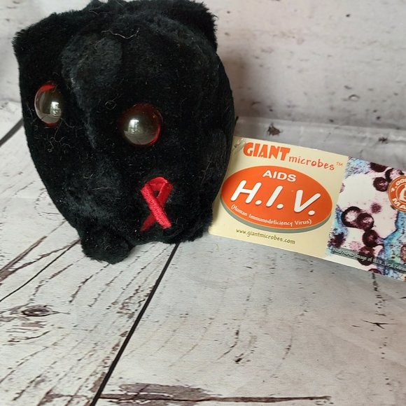 Toys | Giant Microbeshiv Aidsstuffed Plush Human Immunodeficiency Virus ...
